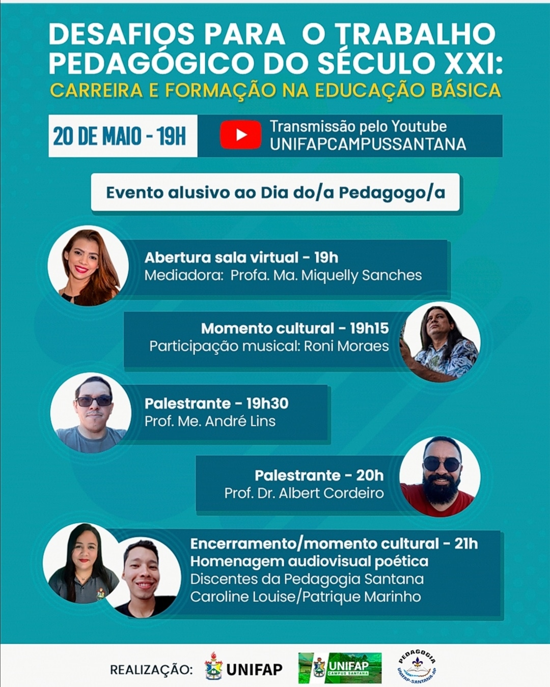 20 DE MAIO DIA NACIONAL DO A PEDAGOGO A Curso De Licenciatura Em