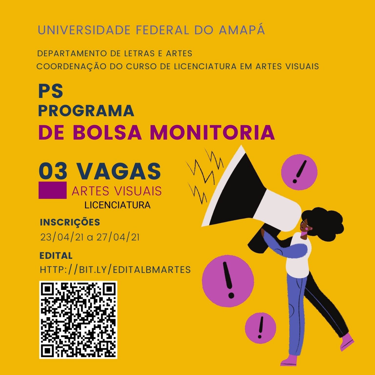 Processo de Seleção para o Programa de Bolsa Monitoria (2021-2022 ... Processo de Seleção para o Programa de Bolsa Monitoria (2021-2022 ...