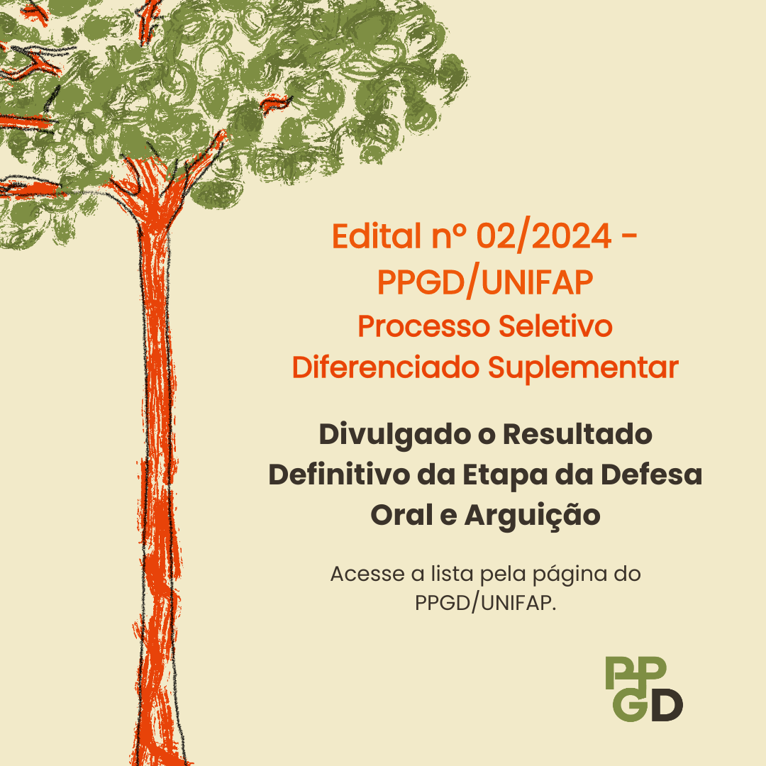 Resultado Definitivo da Etapa de Defesa Oral e Arguição – Processo ...